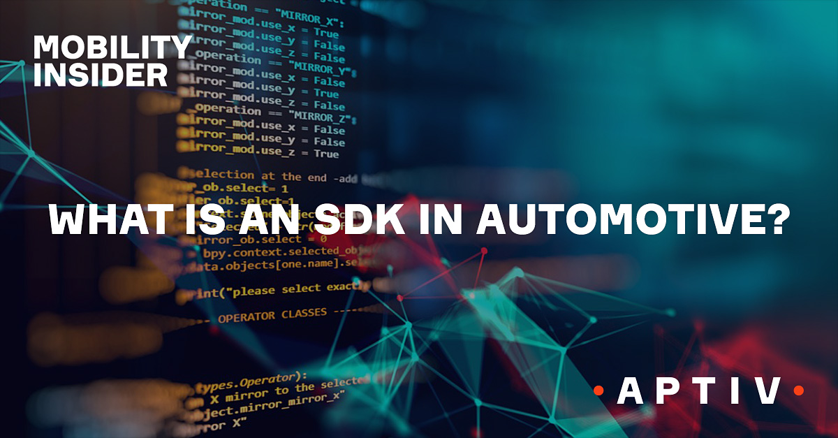 What Is an SDK in Automotive?